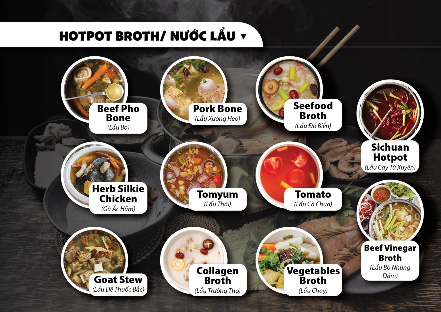 Our Menu - Denver Hot Pot and BBQ - All You Can Eat